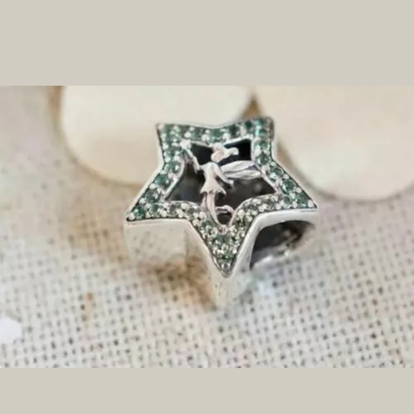 Pandora | Jewelry | Pandora Tinkerbell And Ariel Charm Set | Poshmark